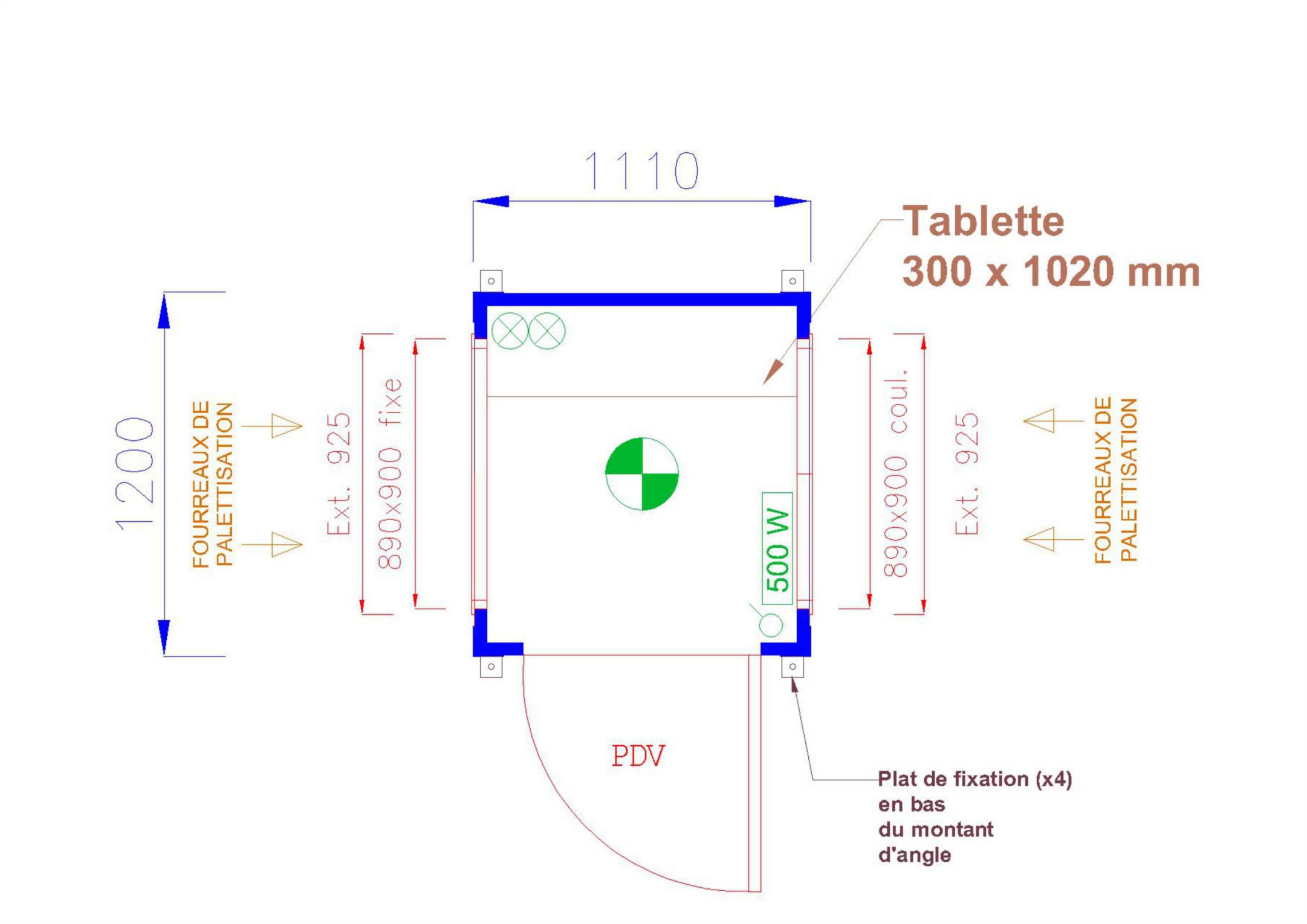 Guérite de gardien - Courant Constructeur